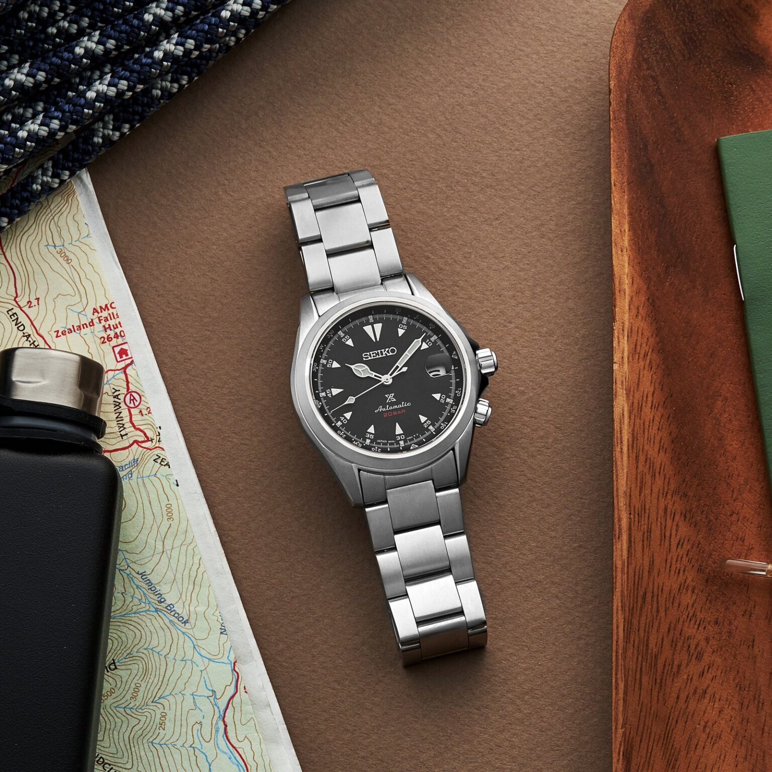 Seiko Prospex Alpinist Steel Black Dial SPB117 - Corvus