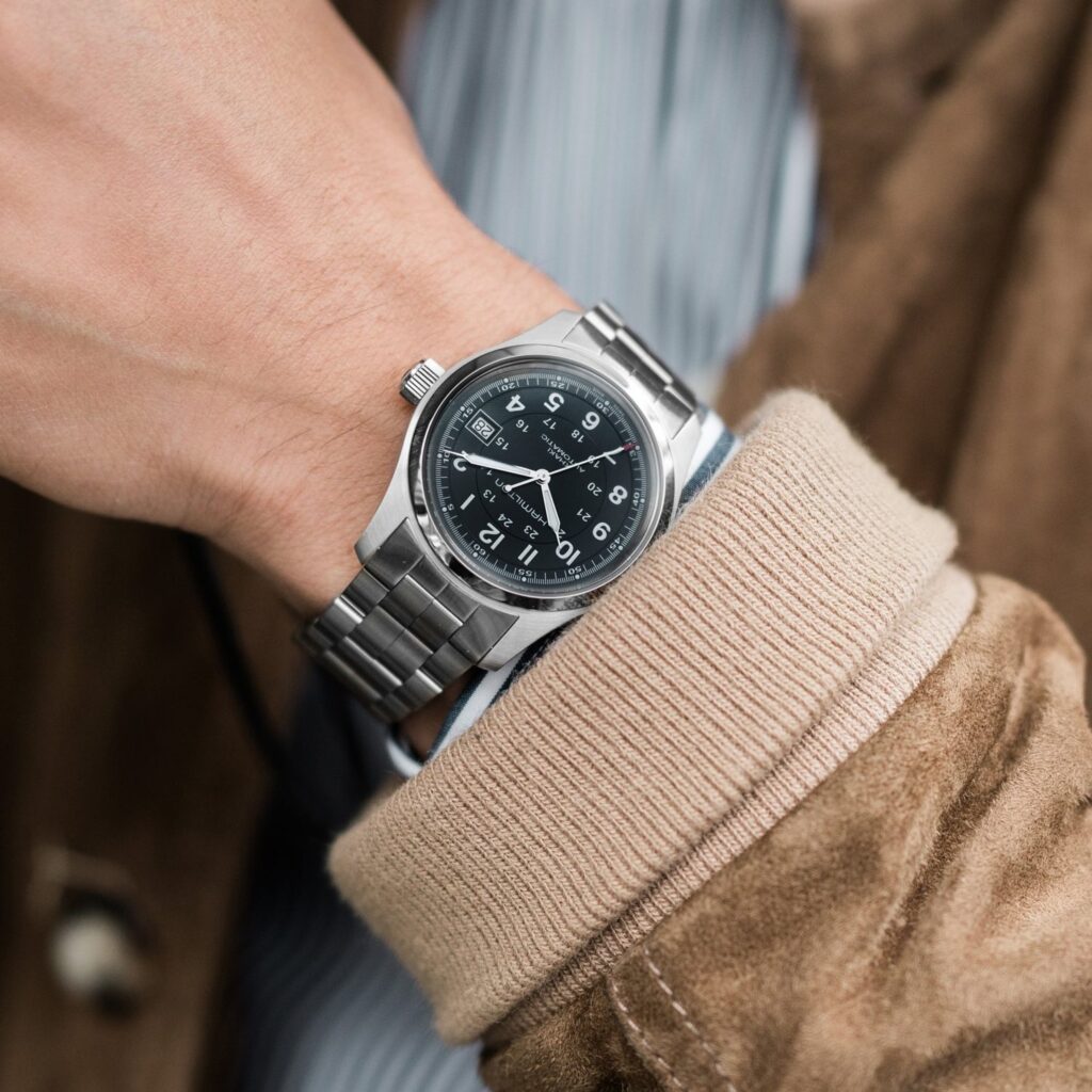 Hamilton Khaki Field Steel Series Black H70455133 - Corvus