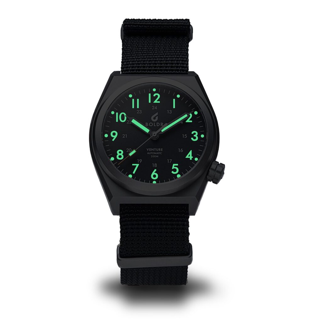 Boldr Venture Carbon Black Automatic Titanium - Corvus