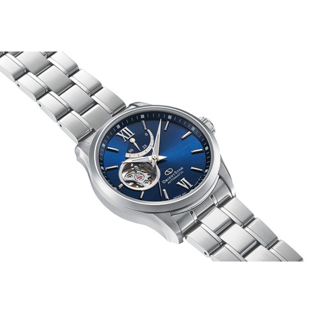 Orient Star Open Heart Blue Power Reserve RE-AT0001L - Corvus