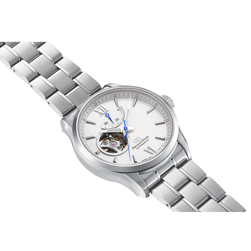 Orient Star Open Heart White Power Reserve RE-AT0003S - Corvus