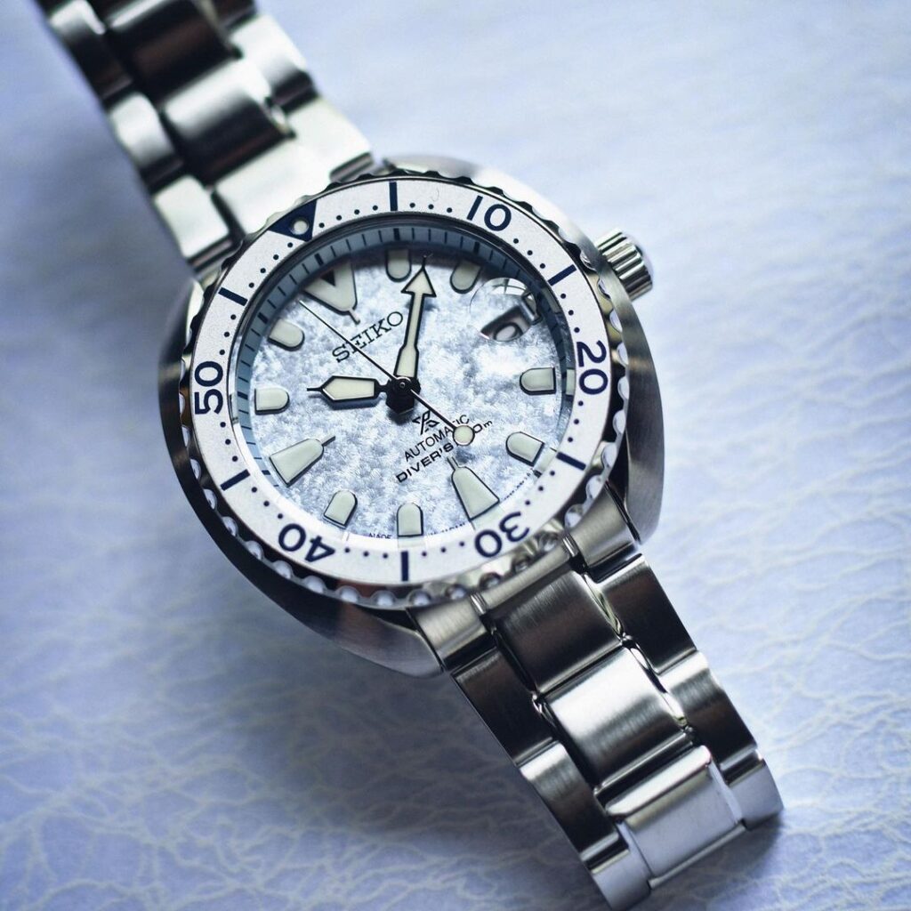 Seiko Prospex Mini Turtle Ice Frost Limited JDM SBDY109 - Corvus
