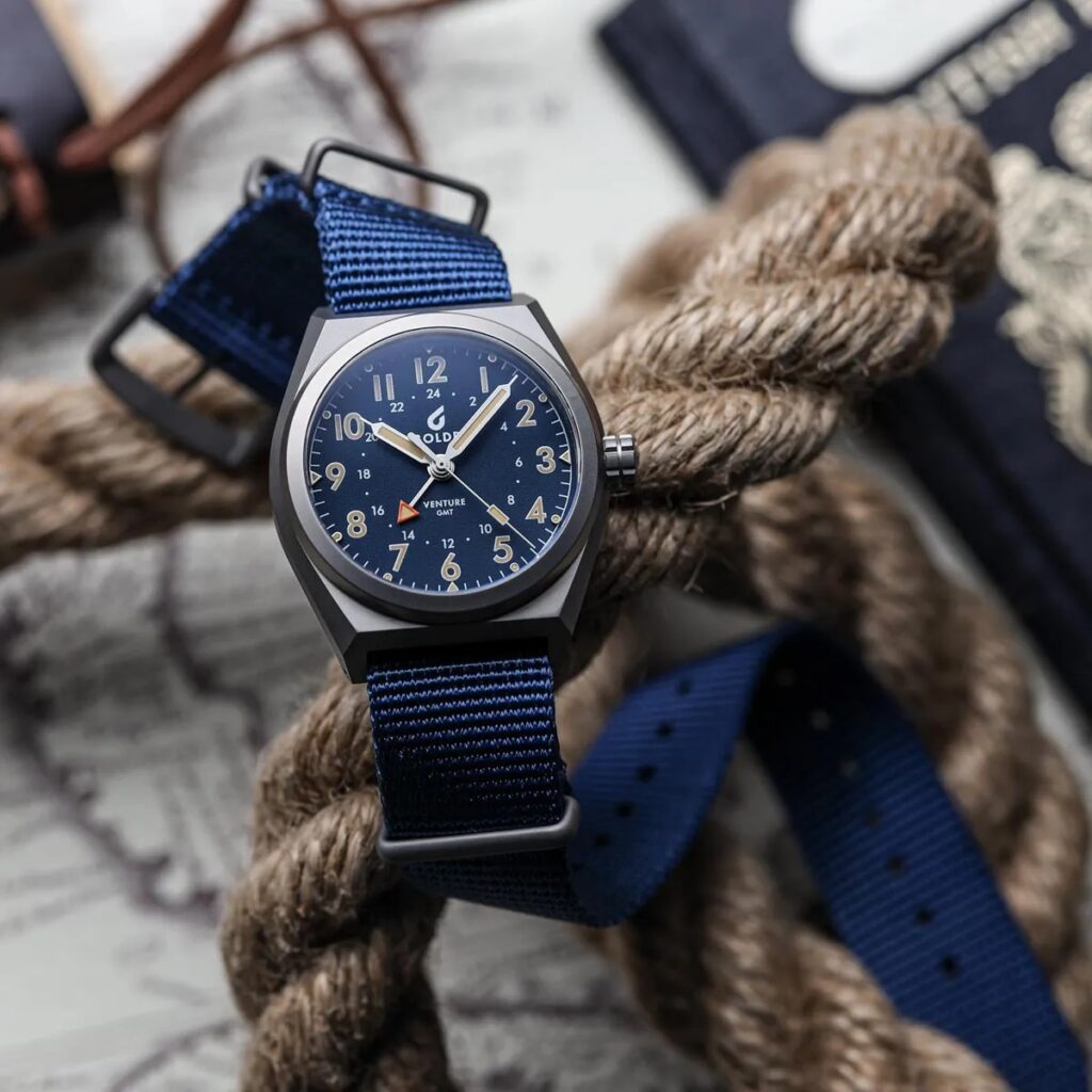 Boldr Venture GMT Blue Titanium - Corvus