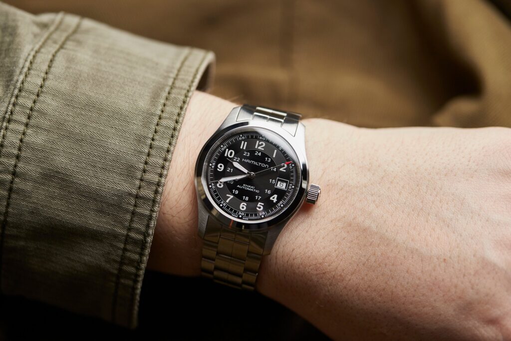 Hamilton Khaki Field Steel Series Black H70455133 - Corvus