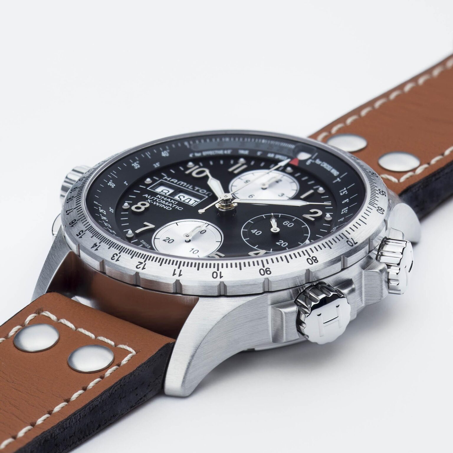 Hamilton Khaki Aviation X-Wind Auto Chrono H77616533 - Corvus