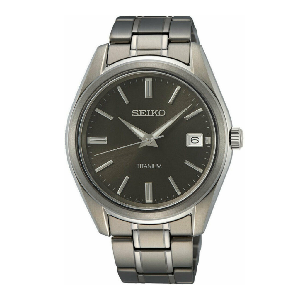 Seiko Essentials Titanium Black Sunray SUR375 - Corvus