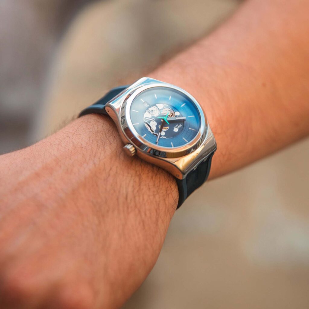 Swatch Blurang Sistem 51 Automatic YIS430 - Corvus