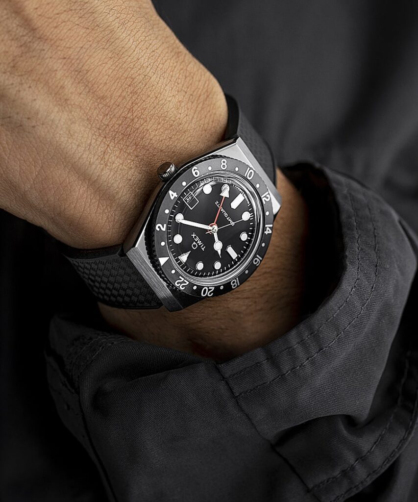 Timex Q Reissue GMT All Black 38mm TW2V38200 - Corvus