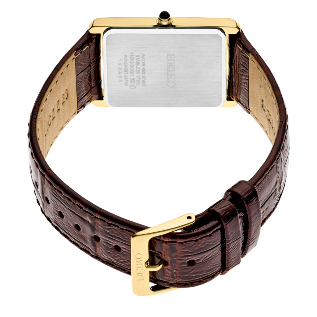 Seiko Square Classic Tank Gold Brown SWR064 - Corvus