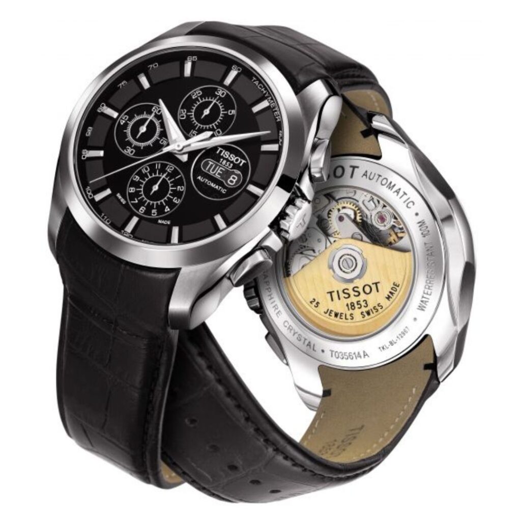 Tissot Couturier Black Automatic Chronograph T035.614.16.051.00 - Corvus
