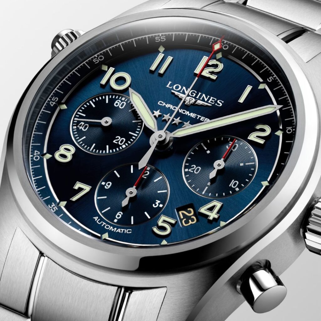 Longines Spirit Pioneer Automático chronograph Blue 42mm L3.820.4.93.6 ...