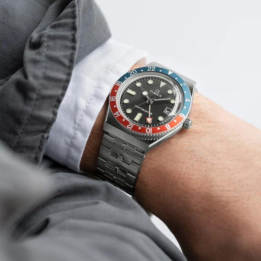 Timex Q Reissue GMT Pepsi 38mm TW2V38000 - Corvus