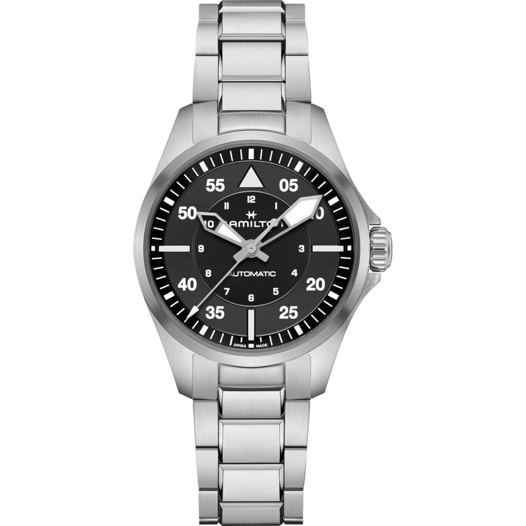 Hamilton Khaki Aviation Pilot Automatico Black 36mm H76215130 - Corvus