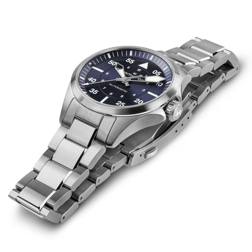 Hamilton Khaki Aviation Pilot Automatico Blue 36mm H76215140 - Corvus