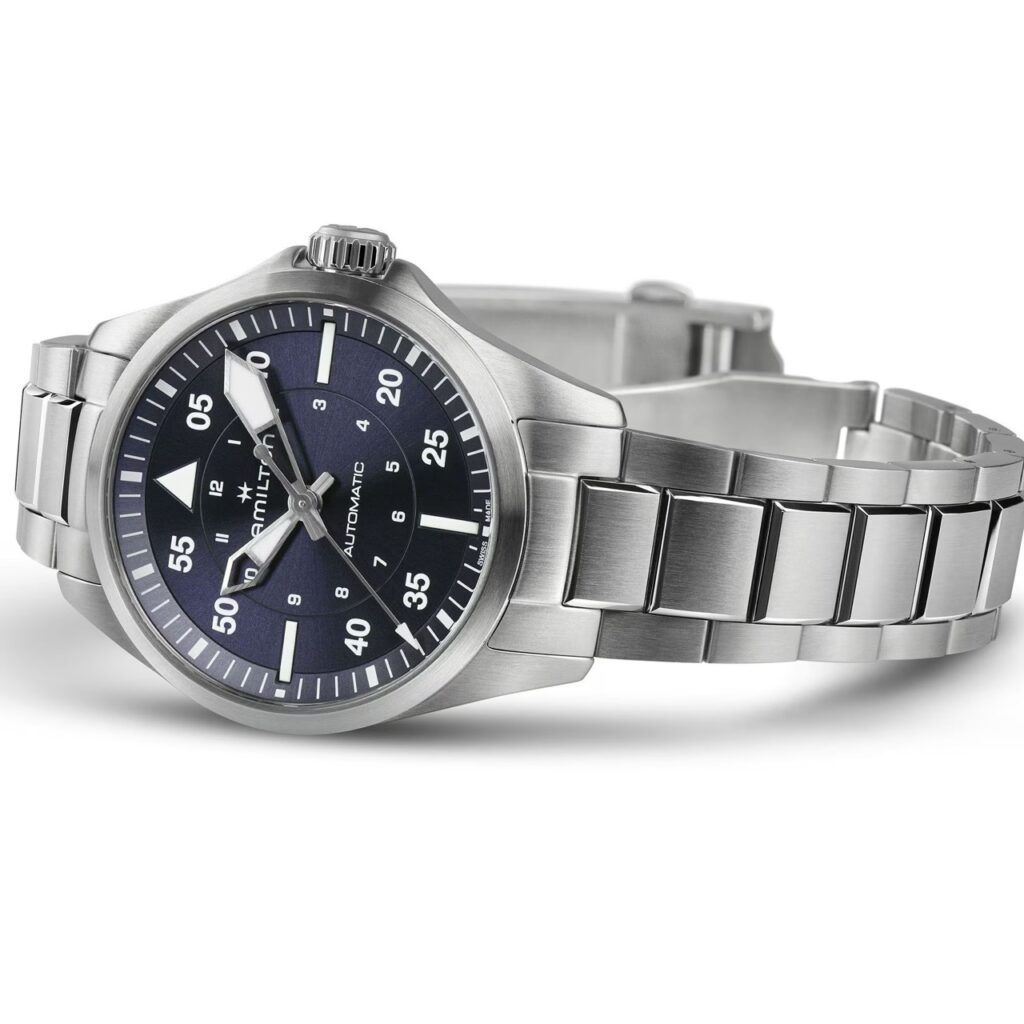 Hamilton Khaki Aviation Pilot Automatico Blue 36mm H76215140 - Corvus